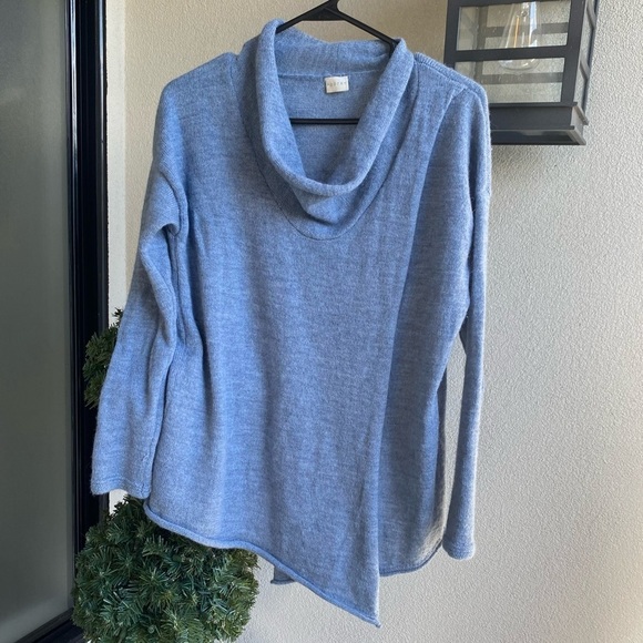 Poetry | Sweaters | Poetry Alpaca Cowl Neck Asymmetrical Hem Sweater ...
